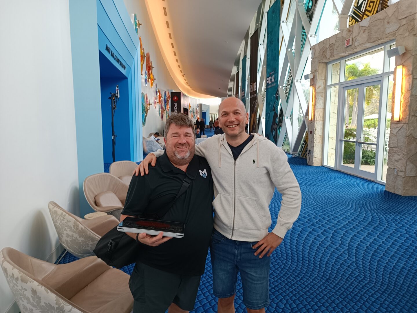 Fabien et Chris Moneymaker | Fabien Perrot